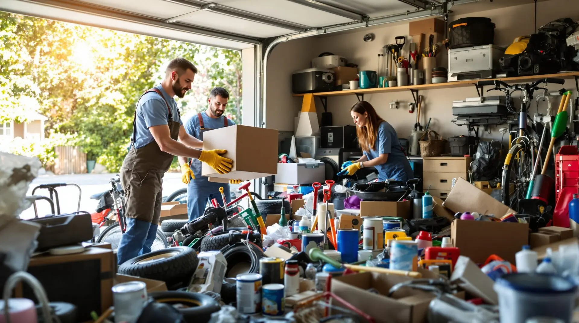 Quels objets peut-on retirer lors d’un debarras garage utile
